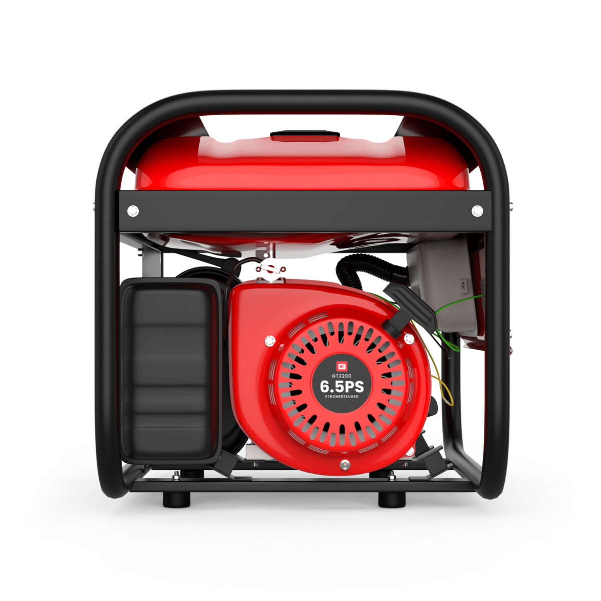 GENTOR 4-Takt Stromerzeuger GT2200 | 2200 WATT 6.5PS Generator Notstro